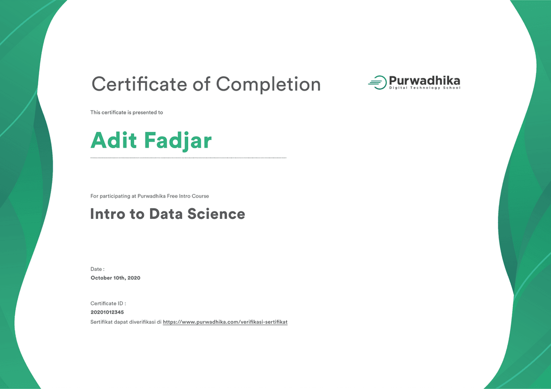 Purwadhika | Free Course | Data Science